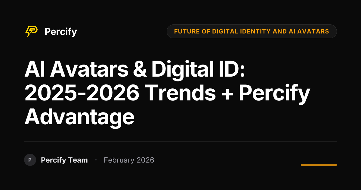 AI Avatars & Digital ID: 2025-2026 Trends + Percify Advantage | Percify ...