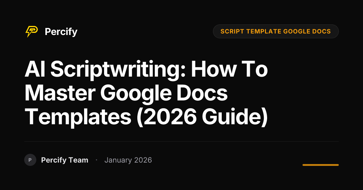 AI Scriptwriting: How to Master Google Docs Templates (2026 Guide ...