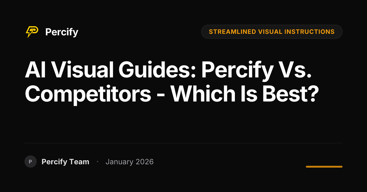 AI Visual Guides: Percify vs. Competitors - Which Is Best? | Percify Blog