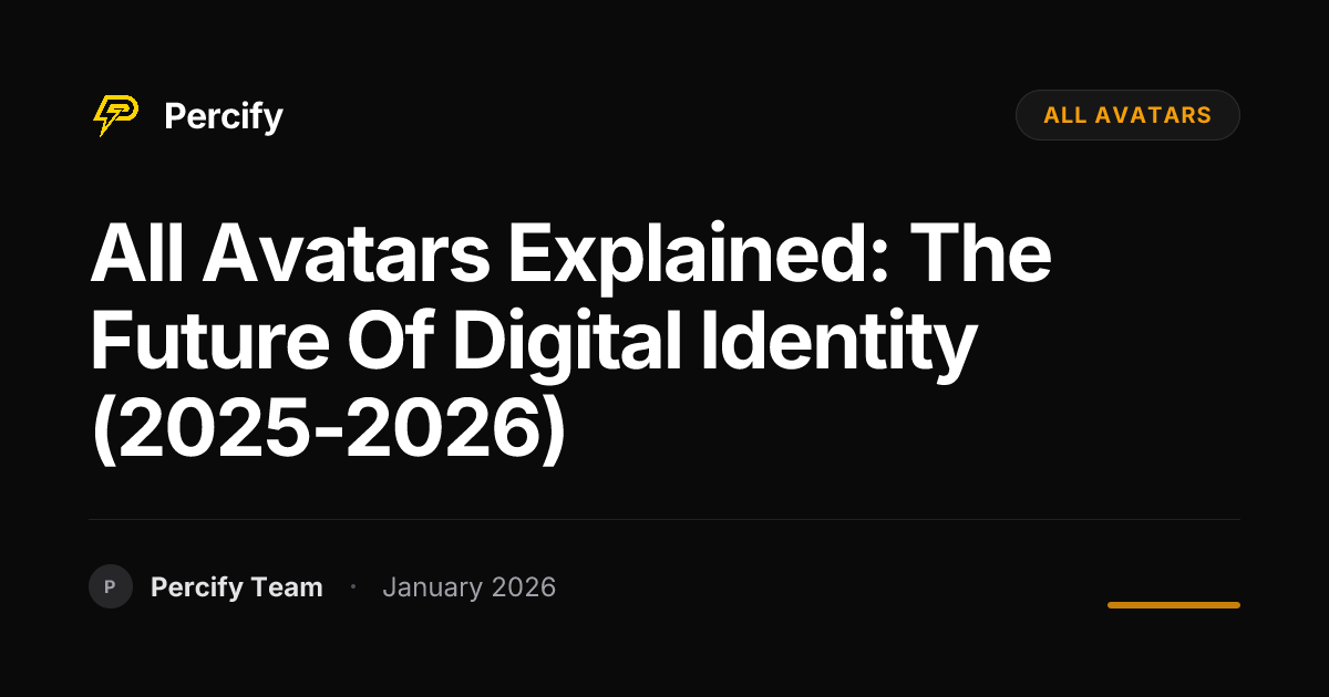 All Avatars Explained: The Future of Digital Identity (2025-2026 ...