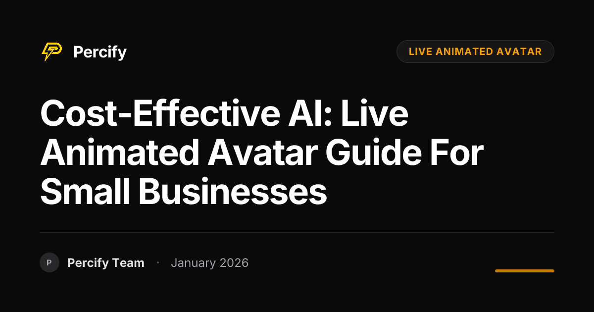Cost-Effective AI: Live Animated Avatar Guide for Small Businesses ...