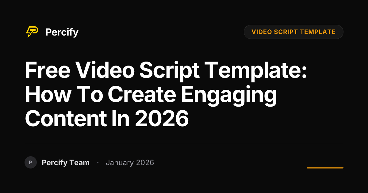 Free Video Script Template: How to Create Engaging Content in 2026 ...