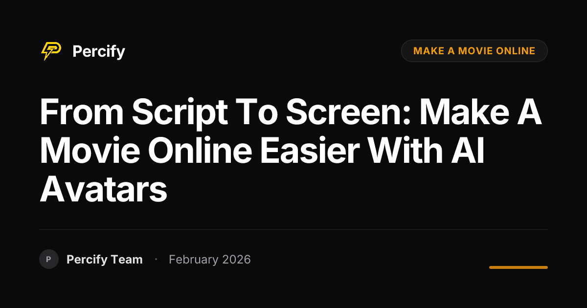 From Script to Screen: Make a Movie Online Easier with AI Avatars ...