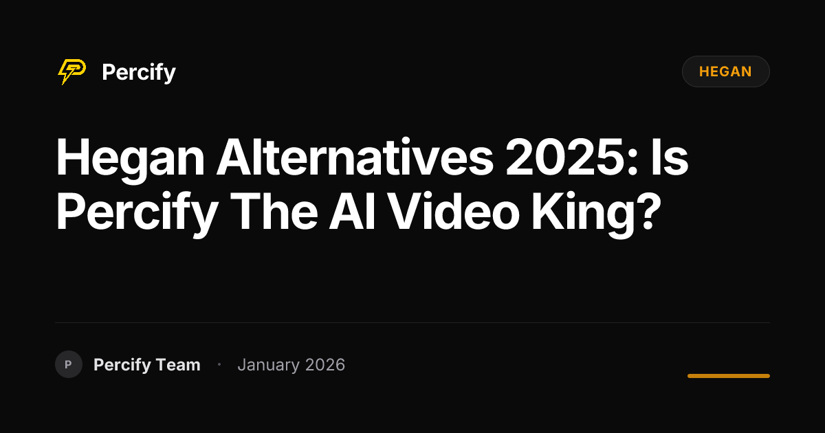 Hegan Alternatives 2025: Is Percify the AI Video King? | Percify Blog