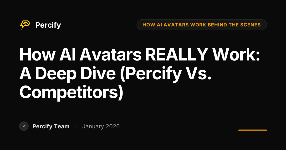 How AI Avatars REALLY Work: A Deep Dive (Percify vs. Competitors ...