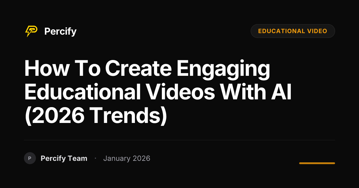 How To Create Engaging Educational Videos with AI (2026 Trends ...