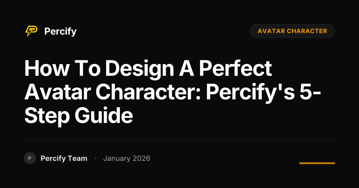 How to Design a Perfect Avatar Character: Percify's 5-Step Guide ...