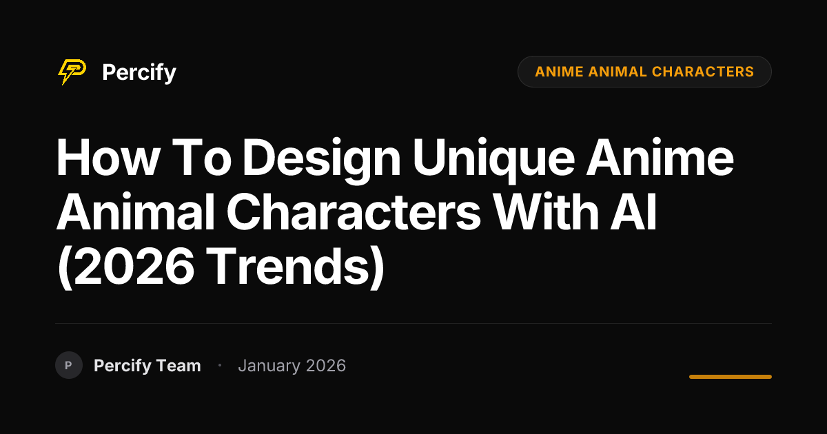 How to Design Unique Anime Animal Characters with AI (2026 Trends ...