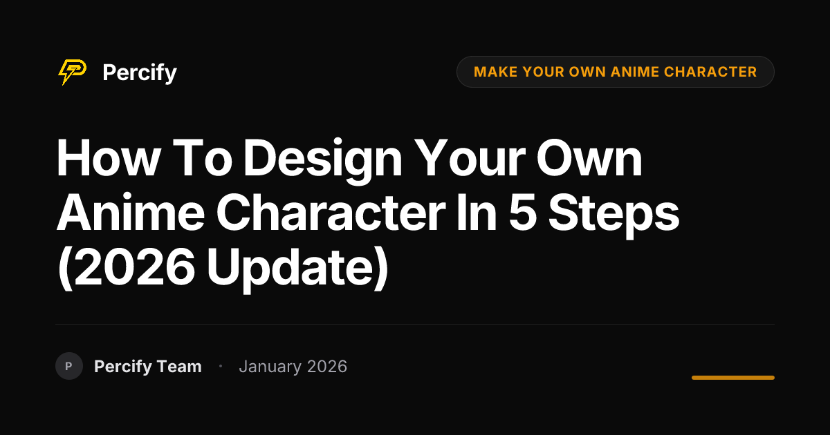 How to Design Your Own Anime Character in 5 Steps (2026 Update ...