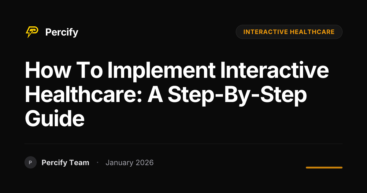 How to Implement Interactive Healthcare: A Step-by-Step Guide | Percify ...