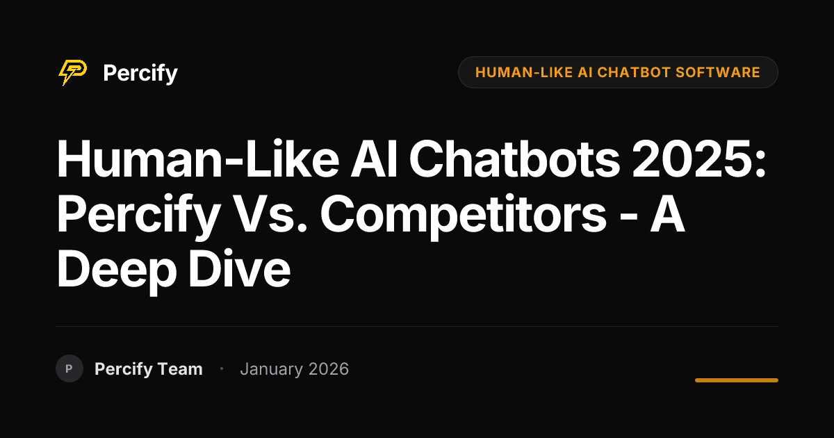 Human-Like AI Chatbots 2025: Percify vs. Competitors - A Deep Dive ...
