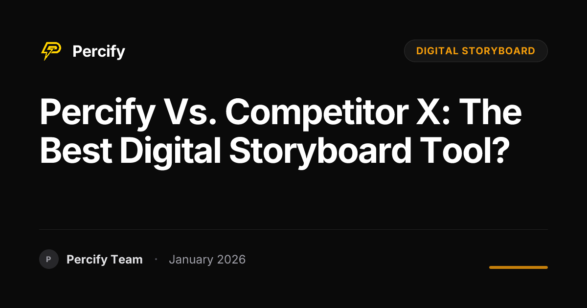 Percify vs. Competitor X: The Best Digital Storyboard Tool? | Percify Blog