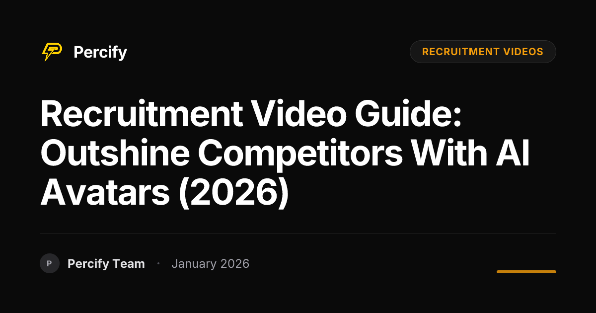 Recruitment Video Guide: Outshine Competitors with AI Avatars (2026 ...