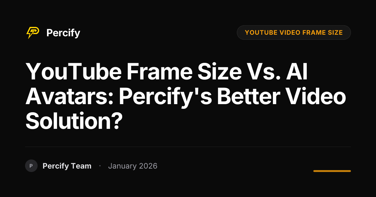 YouTube Frame Size vs. AI Avatars: Percify's Better Video Solution ...